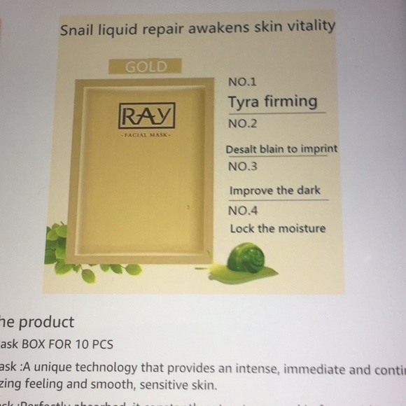 Makeup | Ray Facial Mask 1 Per Pack | Poshmark